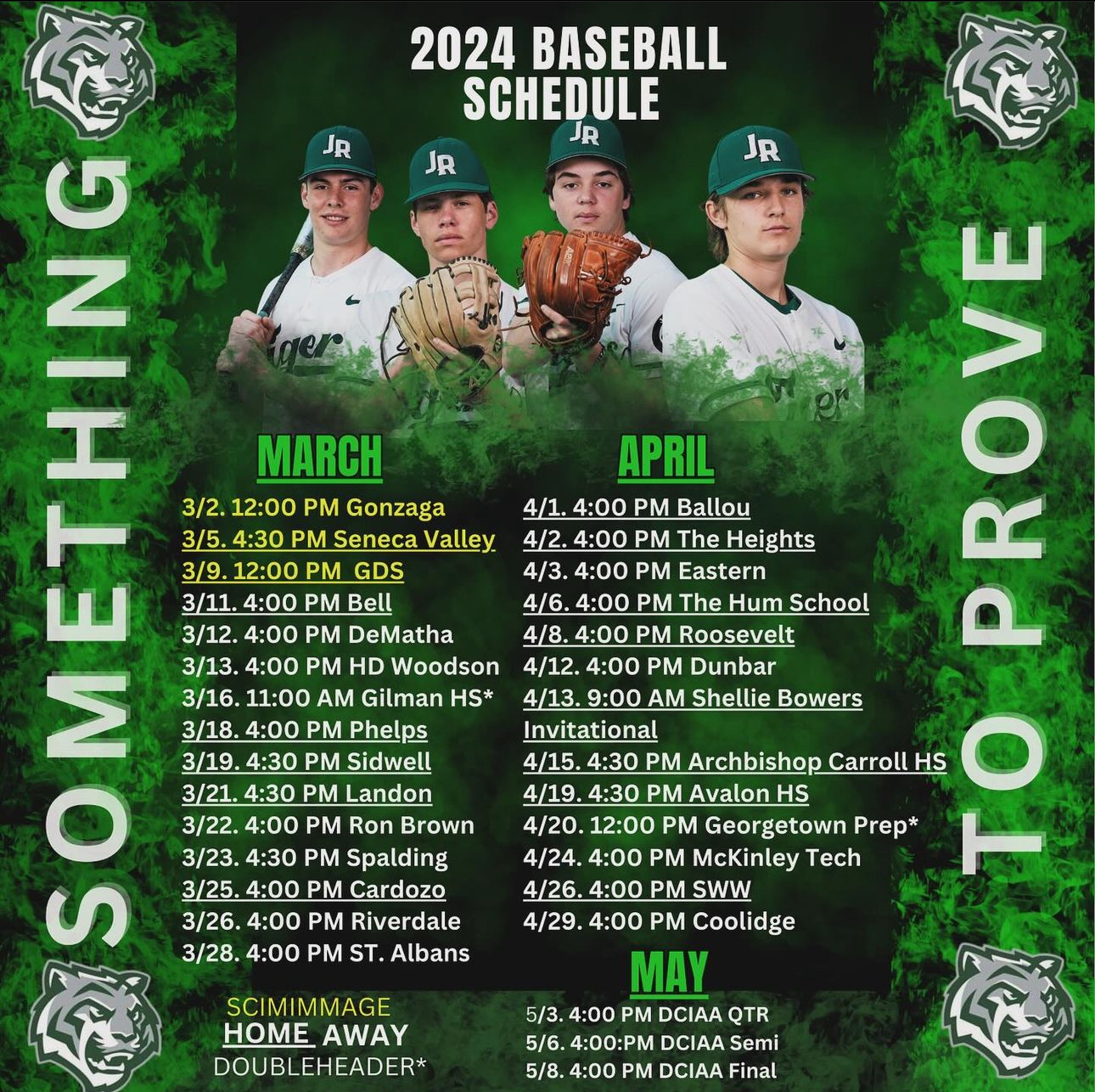 Baseball - Jackson Reed Tiger Athletics